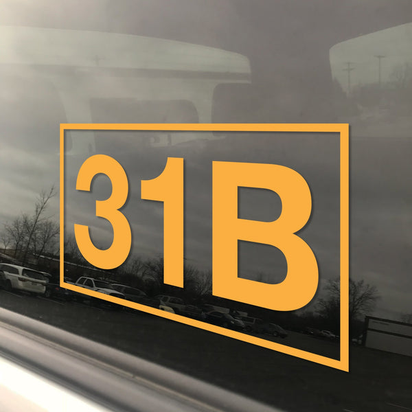 U.S. Army MOS 31B Military Police Officer Window Decal – Inkfidel