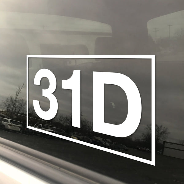 U.S. Army MOS 31D CID Special Agent Window Decal – Inkfidel