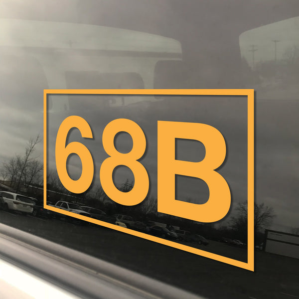 U.S. Army MOS 68B Orthopedic Specialist Window Decal – Inkfidel