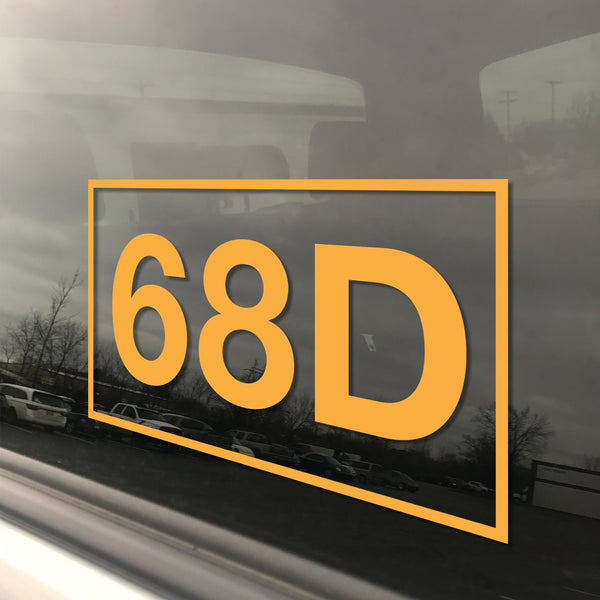 U.S. Army MOS 68D Operating Room Specialist Window Decal – Inkfidel